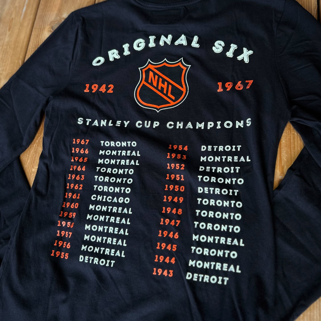 Original Six NHL Stanley Cup Champions Calder Long Sleeve – The Sport ...