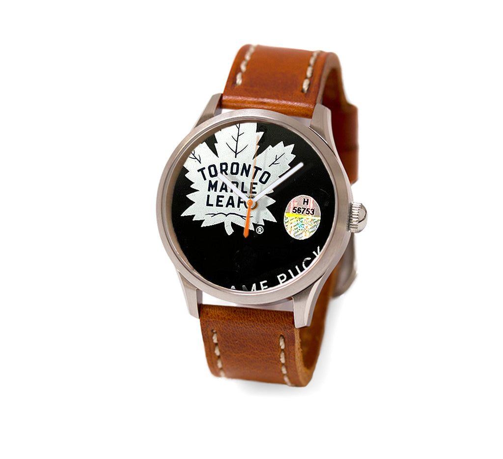 Toronto Maple Leafs Game-Used Puck Watch | Top Gift for Leafs Fan – The ...