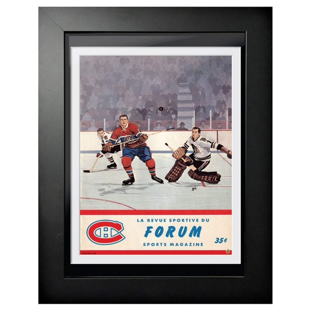Montreal Canadiens Program Cover - Forum Sports Magazine Montreal vs ...